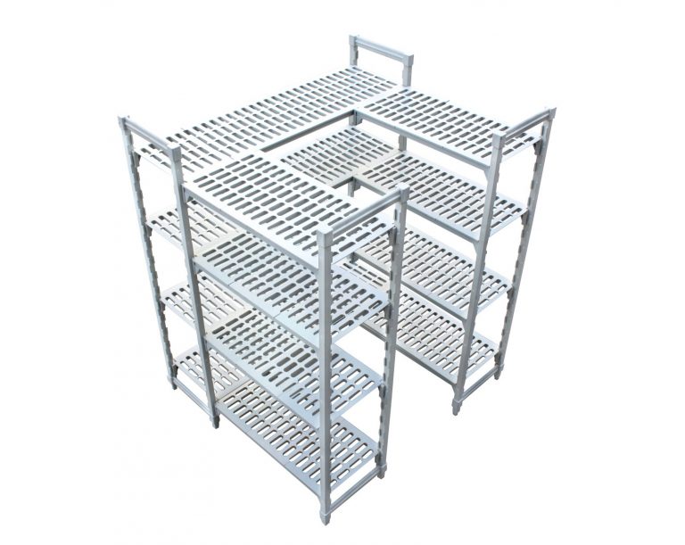KH Adjustable Plastic Coolroom Shelving 610mm Depth