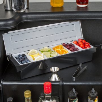 Condiment Dispenser 6 Compartment