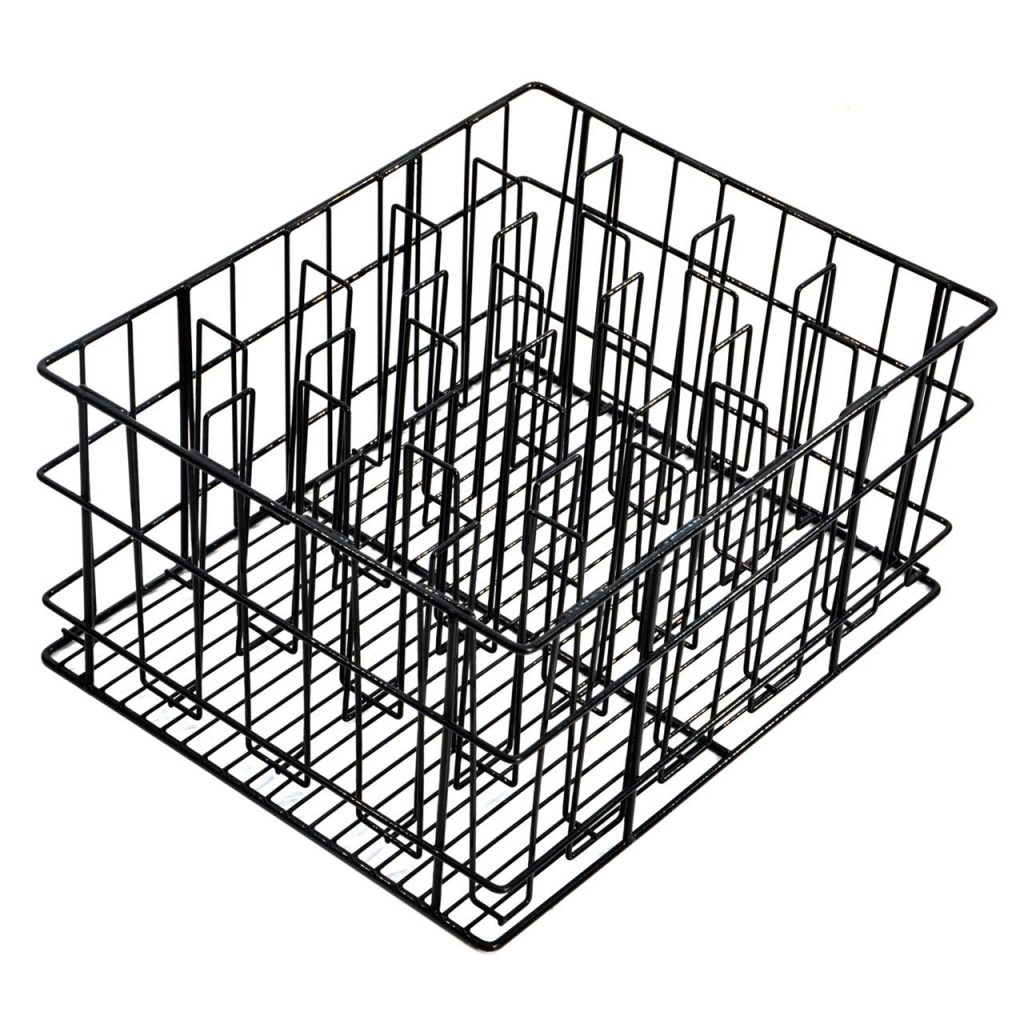 KH 20 Compartment Glass Basket Rack