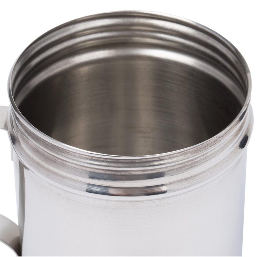 KH Salt Dredge Shaker With Handle Stainless Steel 285mL