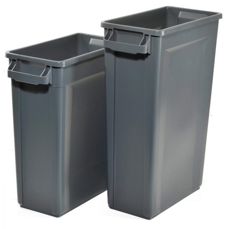 TRUST® Commercial Slim Bin Grey – KH Hospitality Importer
