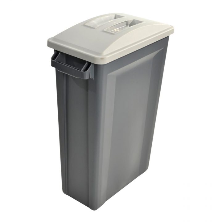 TRUST® Commercial Slim Bin Grey - KH Hospitality Importer