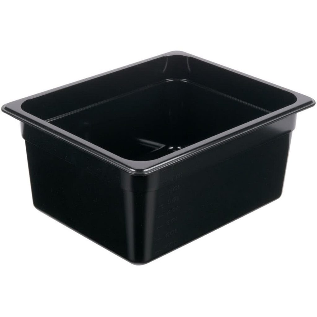 GN Black Food Pans PC