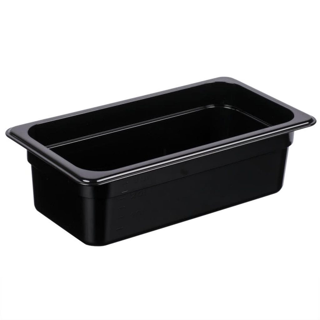 GN Black Food Pans PC