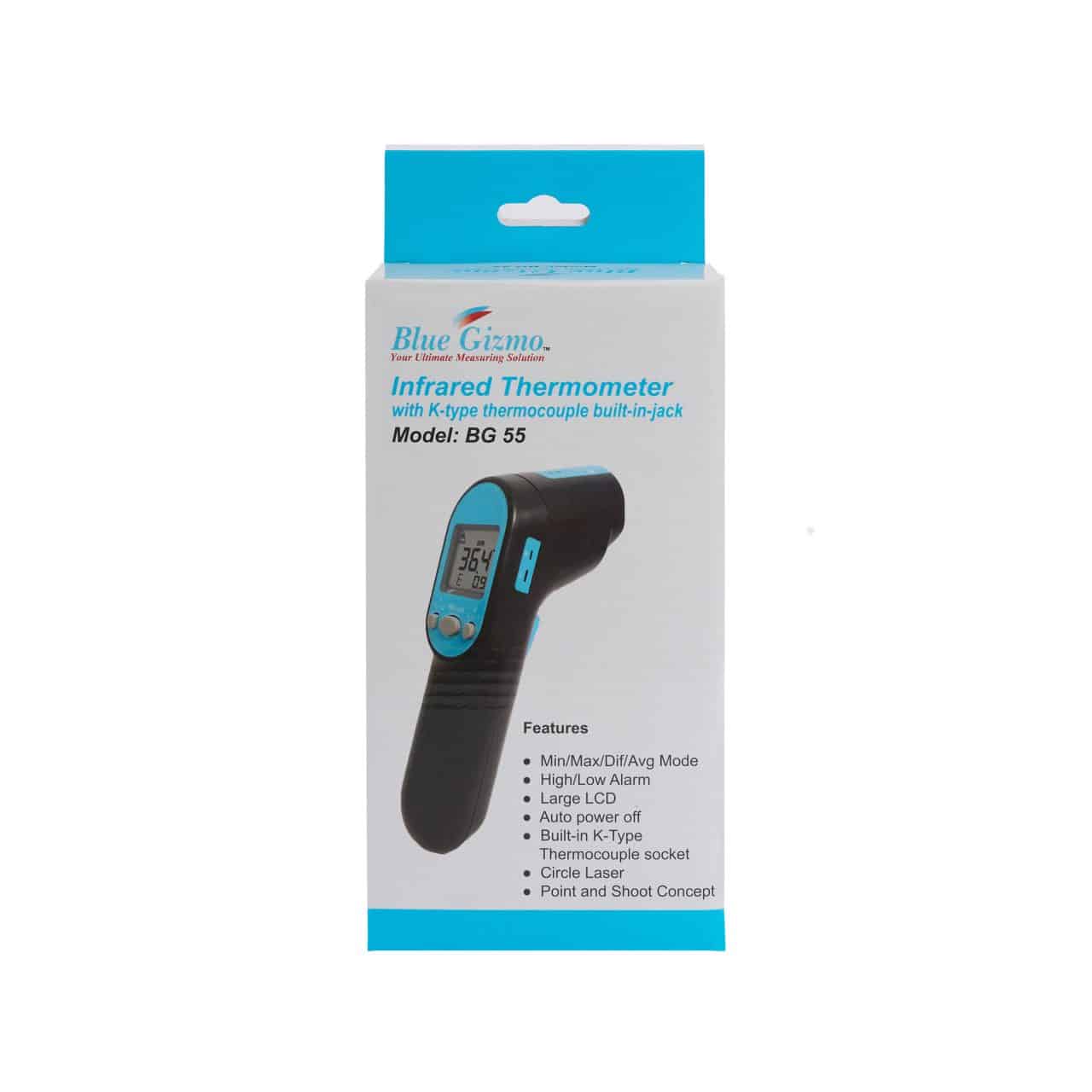 Blue Gizmo® Non-Contact Infrared Thermometer High Temperature