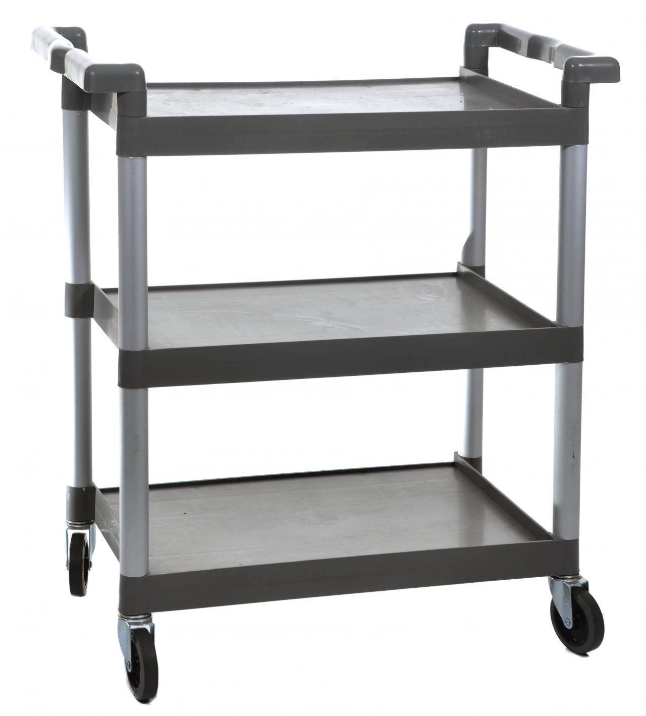 KH 3 Tier Utility Trolley Grey Small - KHA Hospitality Importers