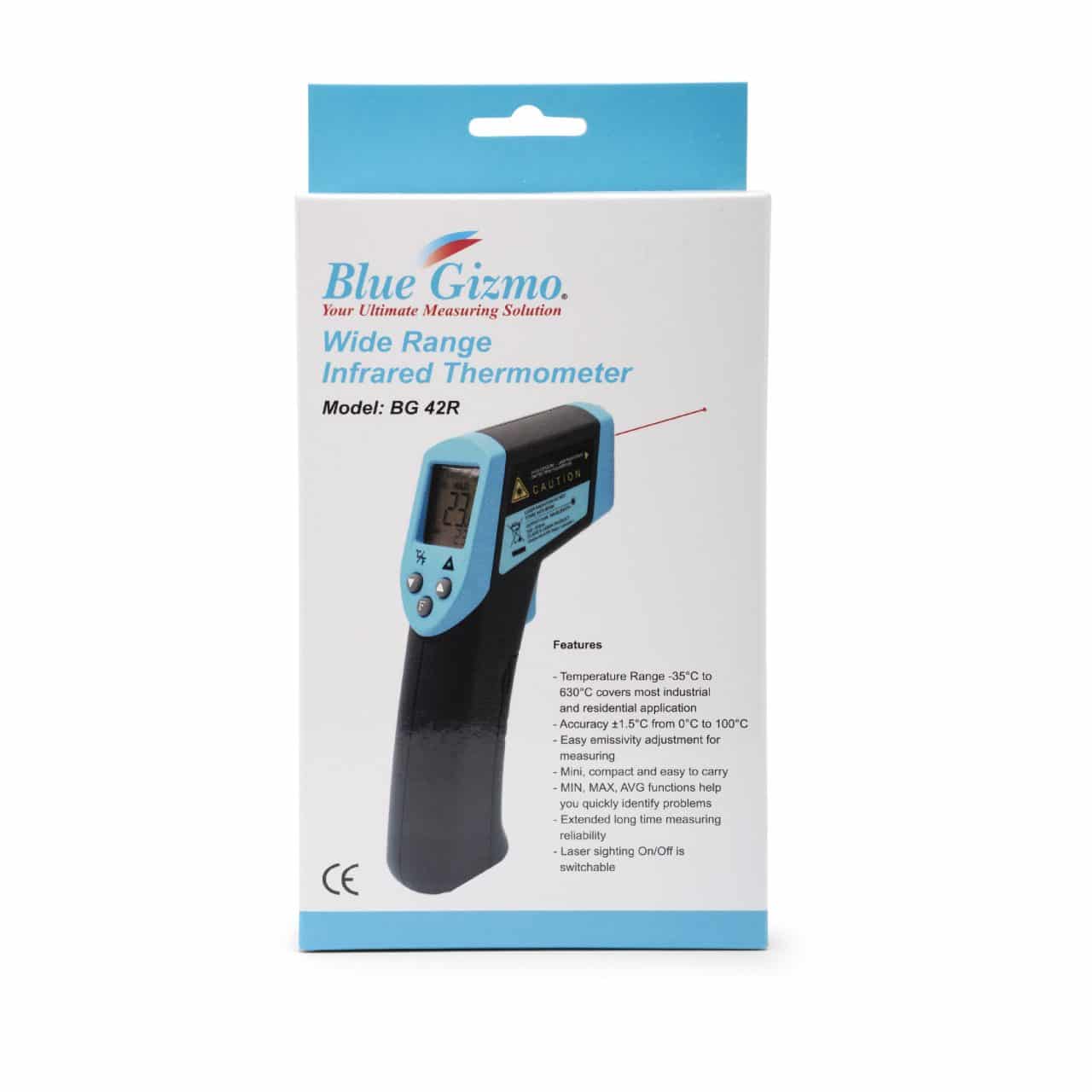 Blue Gizmo® Non-Contact Infrared Thermometer High Temperature