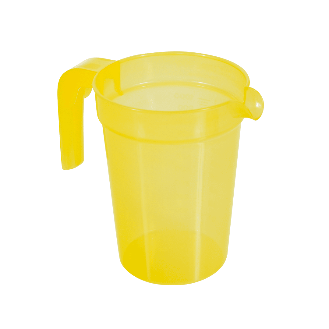 KH Traditional Graduated Jug Yellow 1lt (#21) - KHA Hospitality