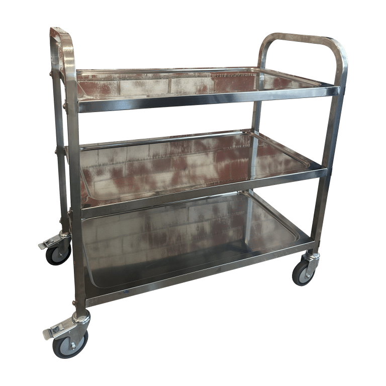 KH Stainless Steel 3 Tier Trolley Small